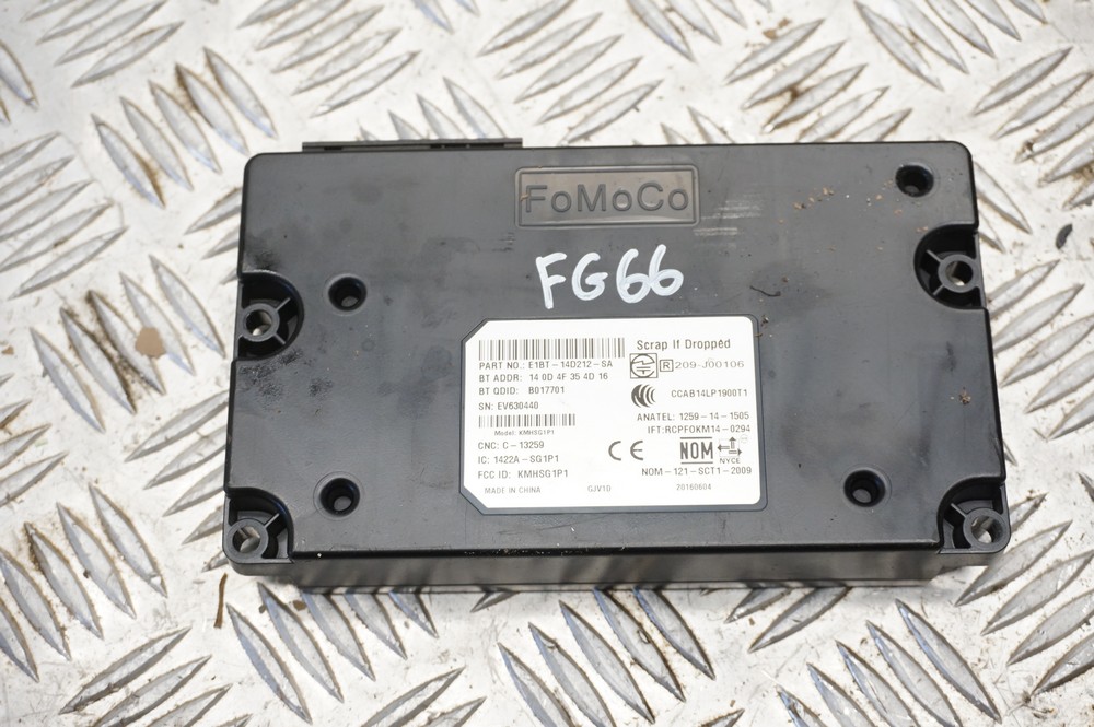 FORD C-MAX MK2 BLUETOOTH MODULE E1BT-14D212-SA 2016-2019 FG66 – Gala Motors