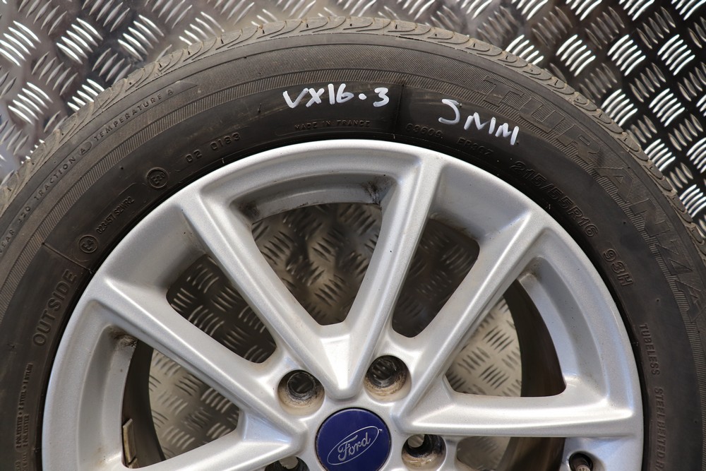 FORD C-MAX MK2 R16 ALLOY WHEEL WITH 5.0MM TYRE 2016-2019 VX16-3 – Gala ...