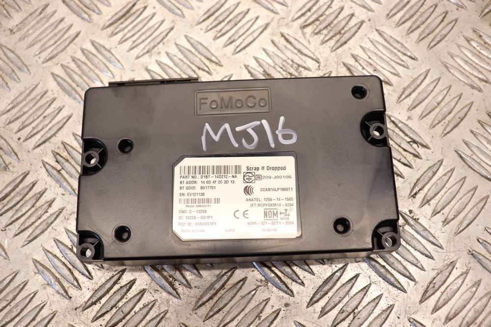 FORD FIESTA MK7 BLUETOOTH MODULE D1BT-14D212-NA 2013-2017 MJ16 – Gala ...
