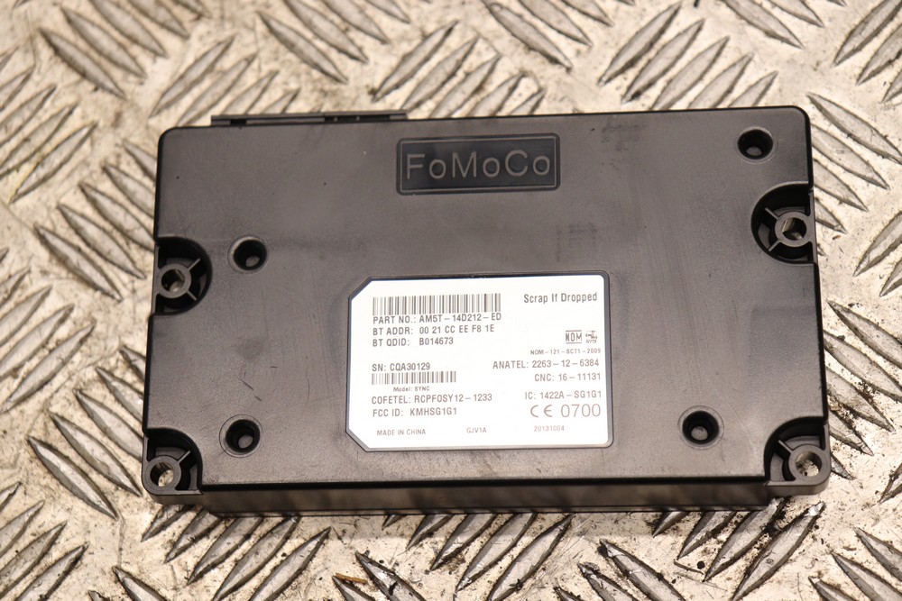 FORD FIESTA MK7 ST180 BLUETOOTH MODULE AM5T-14D212-ED 2013-2017 AY63 ...