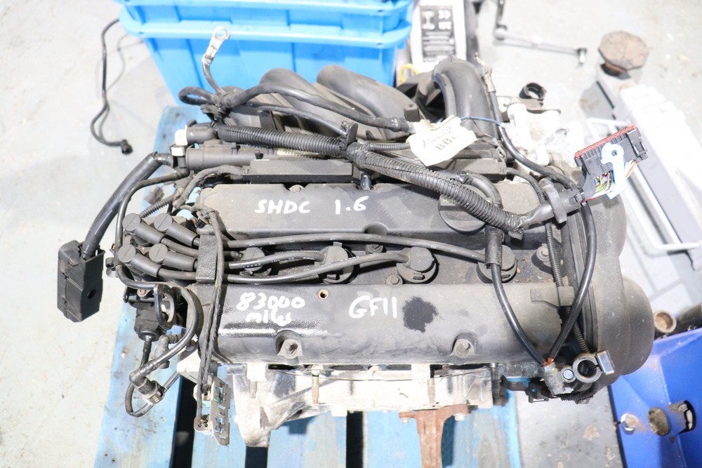 FORD FOCUS MK2 1.6 PETROL ENGINE COMPLETE SHDC 82000 MILES 2008-2011 ...