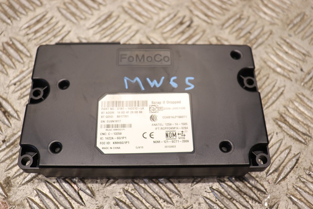 FORD FIESTA MK7 BLUETOOTH MODULE D1BT-14D212-LA 2013-2017 MW65 – Gala ...