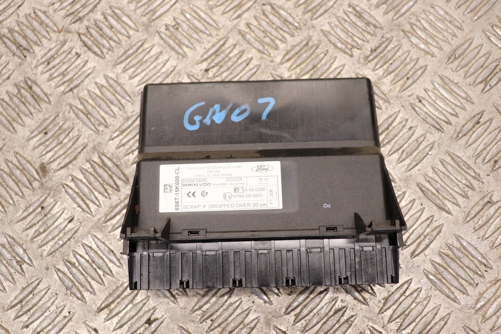 FORD FIESTA MK6 ST150 CENTRAL LOCKING ALARM MODULE 6S6T-15K600-CL 2005 ...