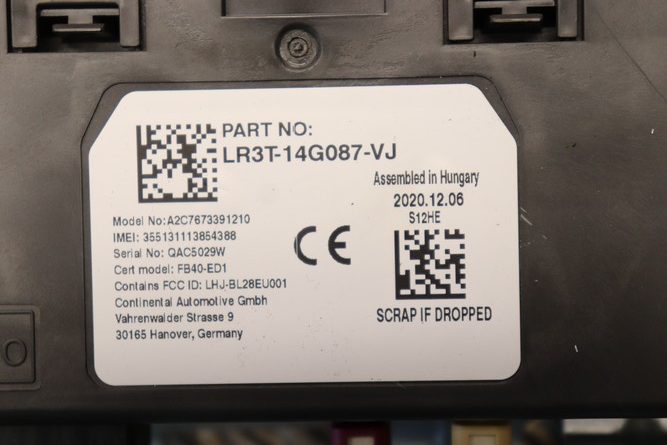 FORD FIESTA MK8 ST-LINE INTERFACE MODULE LR3T-14G087-VJ 2017-2021 FD21 ...