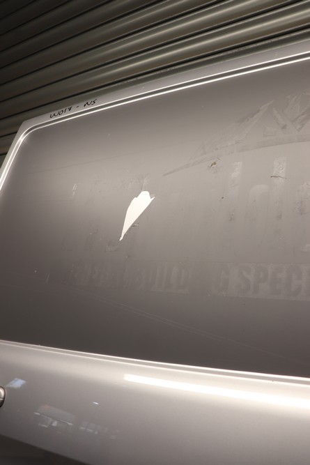 FORD TRANSIT CUSTOM MK8 NSR REAR SLIDING DOOR IN MOONDUST SILVER 2017 ...