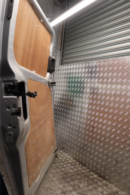 FORD TRANSIT CUSTOM MK8 NSR REAR SLIDING DOOR IN MOONDUST SILVER 2017 ...
