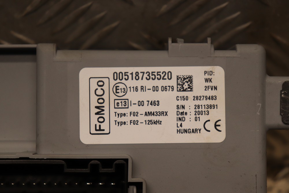 FORD KA MK2 1.2 PETROL BCM BODY CONTROL MODULE 2009-2016 FE14 – Gala Motors