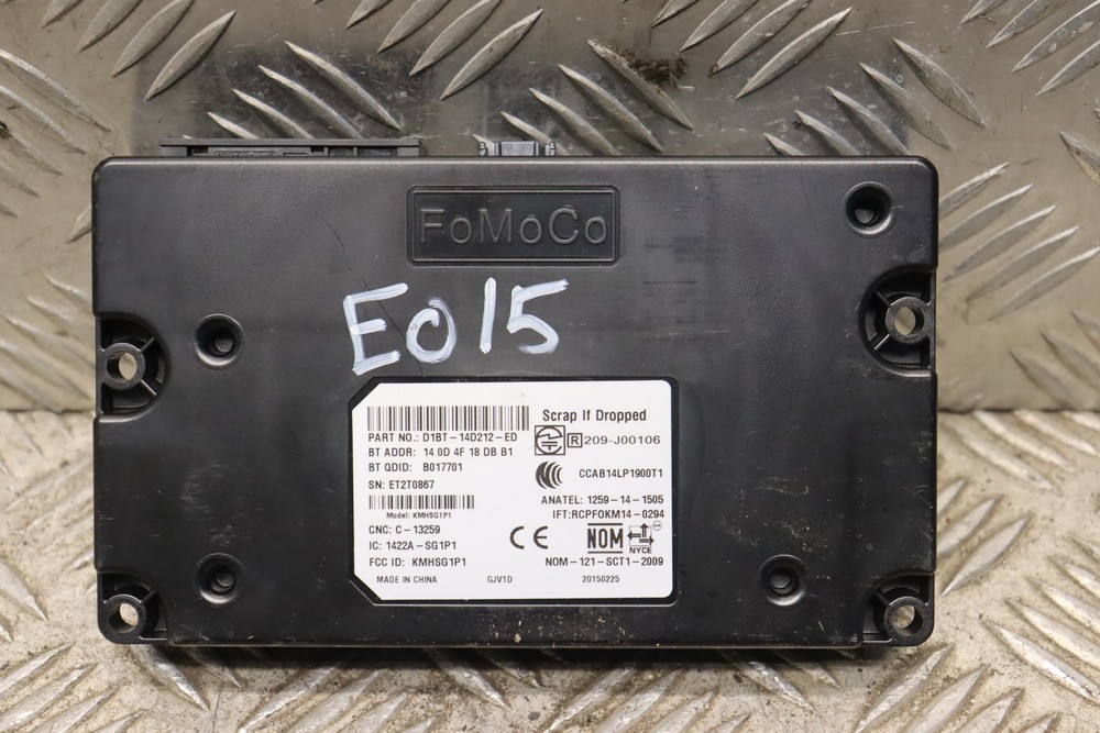 FORD FIESTA MK7 BLUETOOTH MODULE D1BT-14D212-ED 2013-2017 EO15 – Gala ...