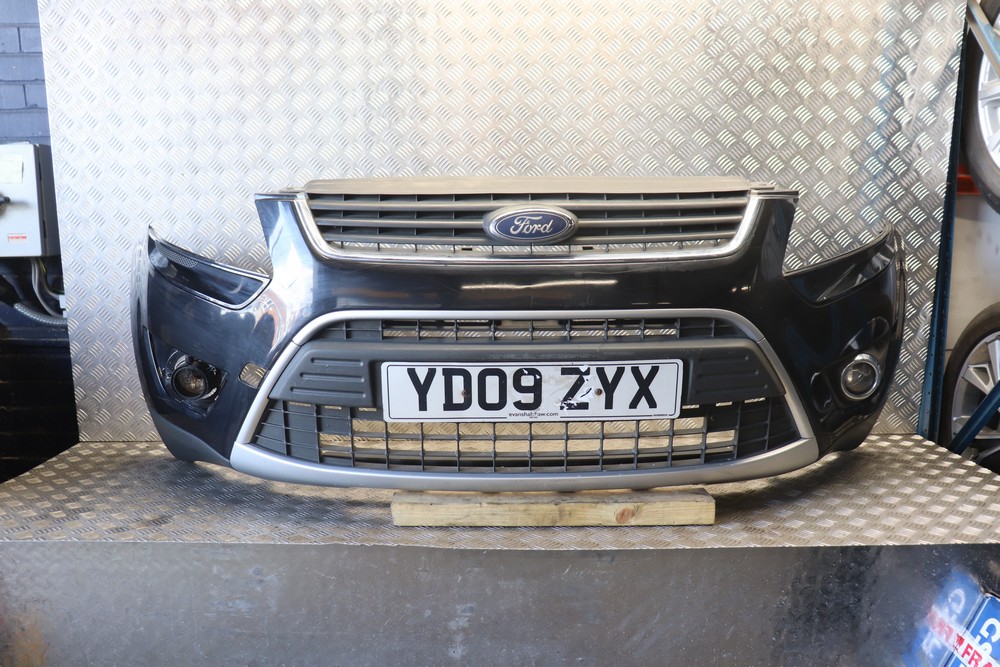 FORD KUGA MK1 FRONT BUMPER IN PANTHER BLACK (SEE PHOTOS) 2008-2012 YD09 ...