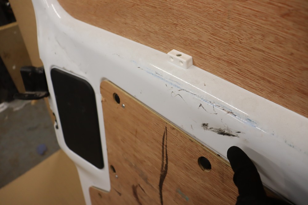 FORD TRANSIT CUSTOM MK8 NSR REAR SLIDING DOOR FROZEN WHITE(SEE PHOTO)13 ...
