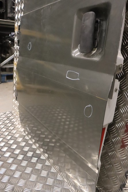FORD TRANSIT MK7 TIPPER VAN NSR DOOR (SEE PHOTOS) IN GREY 2006-2014 ...