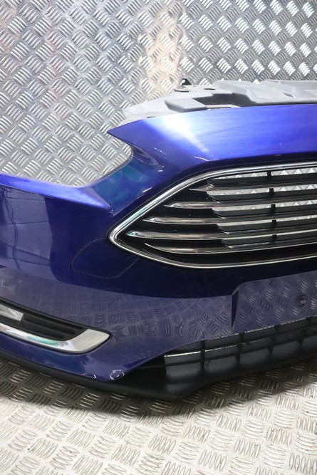 FORD FOCUS MK3 FRONT BUMPER COMPLETE DEEP IMPACT BLUE (SEE PHOTOS)2015 ...