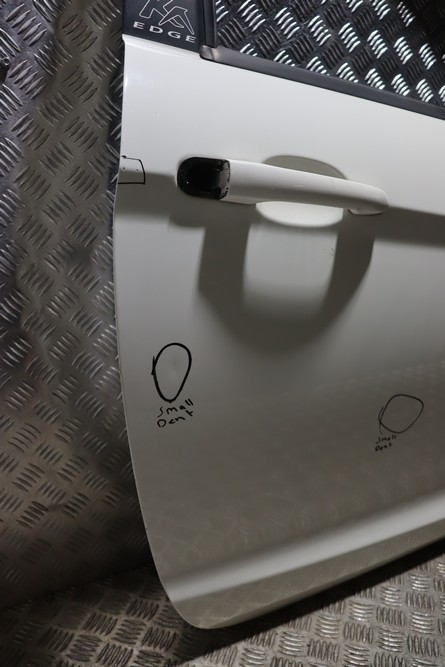 FORD KA MK2 OSF DOOR IN CRYSTAL WHITE (DENTS,SEE PHOTOS) 2009-2016 BK14 ...