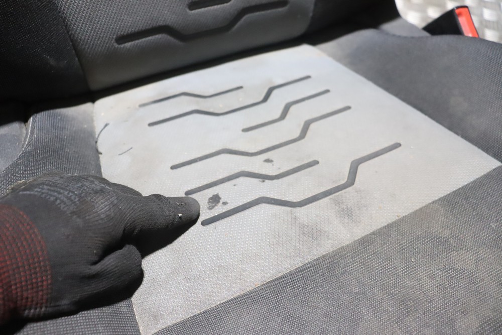 FORD TRANSIT CUSTOM MK8 OSF HEATED DRIVER CLOTH SEAT (SEE PHOTOS) 2017 ...