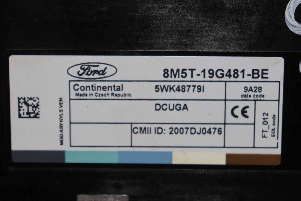 FORD FOCUS MK2 ST225 CENTRAL LOCKING MODULE (KEYLESS START) 2008-2011 ...