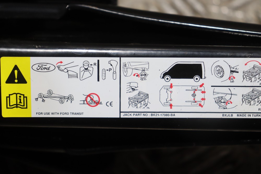 FORD TRANSIT CUSTOM MK8 SCISSOR JACK (NO HANDLE) 2017-2018 LC66 – Gala ...
