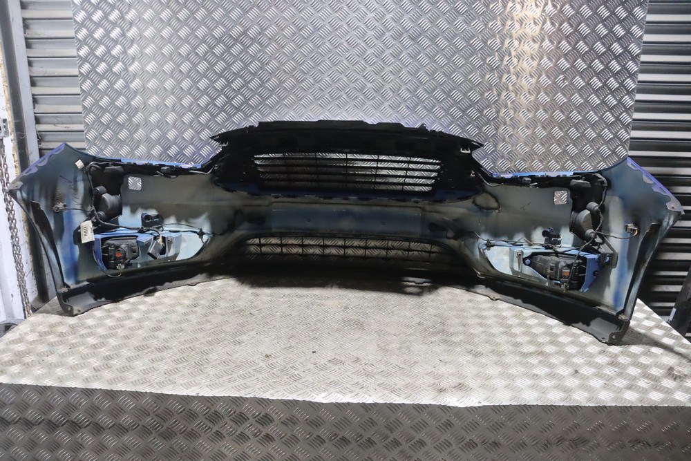 FORD FOCUS MK3 FRONT BUMPER COMPLETE DEEP IMPACT BLUE (SEE PHOTOS) 15 ...