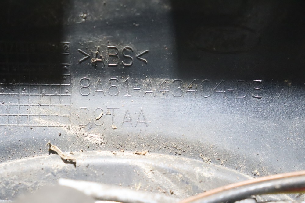 FIESTA MK7 REAR TAILGATE BADGE TRIM PANTHER BLACK REAR VIEW CAMERA 2009 ...