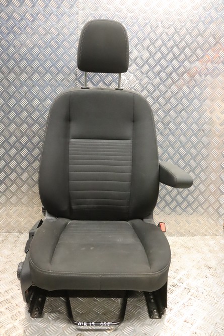 FORD TRANSIT CUSTOM MK8 OSF FRONT DRIVER CLOTH SEAT (SEE PHOTOS) 2018 ...