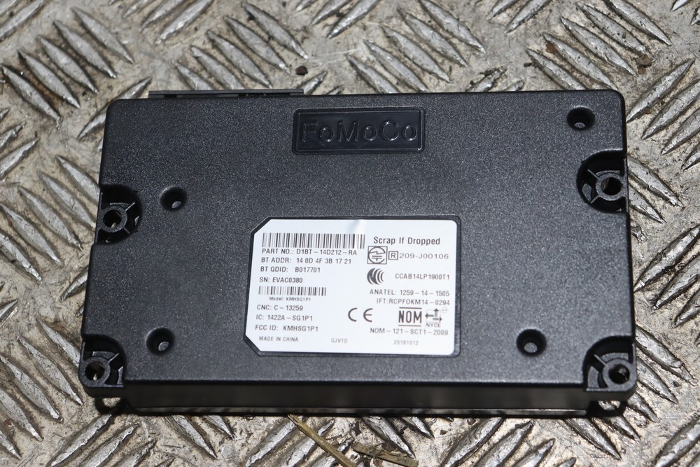 FORD KA + PLUS MK3 BLUETOOTH MODULE D1BT-14D212-RA 2017-2021 HF17 ...