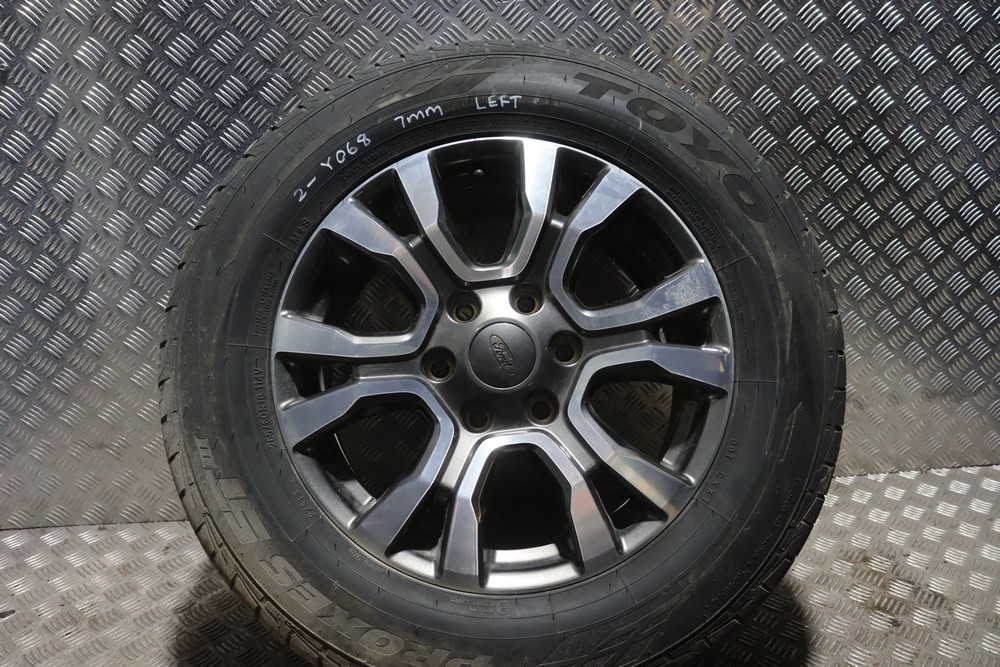 FORD RANGER MK3 NS LEFT R18 ALLOY WHEEL WITH 7MM TYRE 2016-2022 YO68-2 – Gala Motors