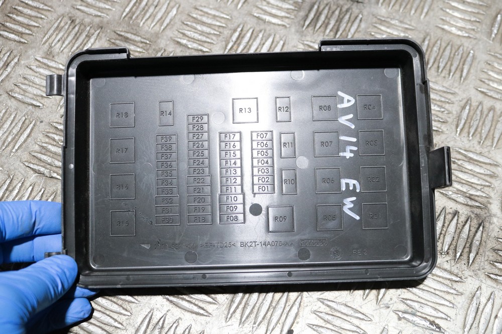FORD TRANSIT CUSTOM MK8 ENGINE BAY FUSE BOX COVER BK2T-14A075-AA 2013 ...