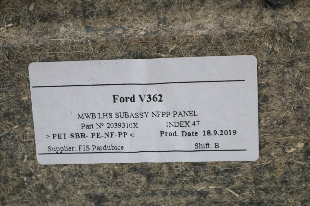 FORD TRANSIT CUSTOM MK8 NSR REAR BOOT SIDE PANEL TRIM 2018-2022 BK20 ...