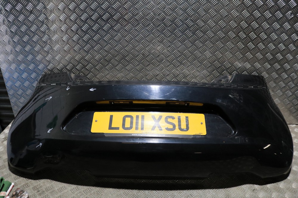 FORD KA MK2 REAR BUMPER COMPLETE IN MIDNIGHT BLACK (SEE PHOTOS) 2009 ...