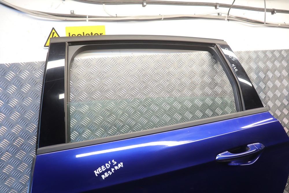 FORD S-MAX MK2 NSR REAR DOOR IN DEEP IMPACT BLUE (NEEDS RESPRAY) 2016 ...