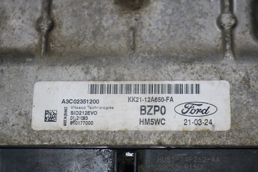 FORD TRANSIT CUSTOM MK8 2.0 ECOBLUE ENGINE ECU KK21-12A650-FA 2018-2022 ...