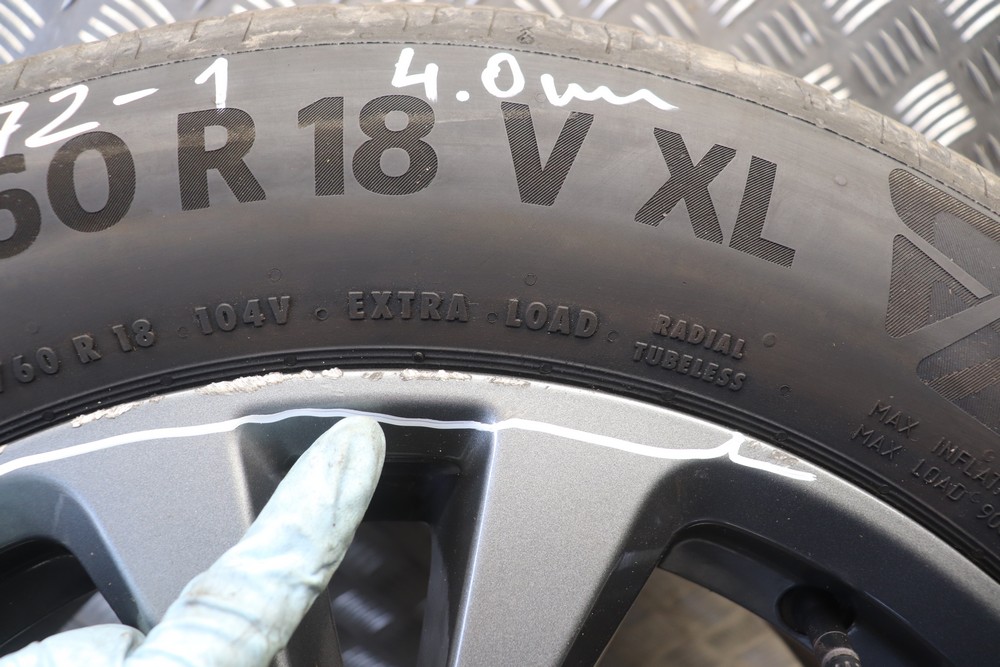 FORD KUGA MK3 ST-LINE R18 ALLOY WHEEL WITH 4.0MM TYRE 2020-2024 DV72-1 ...