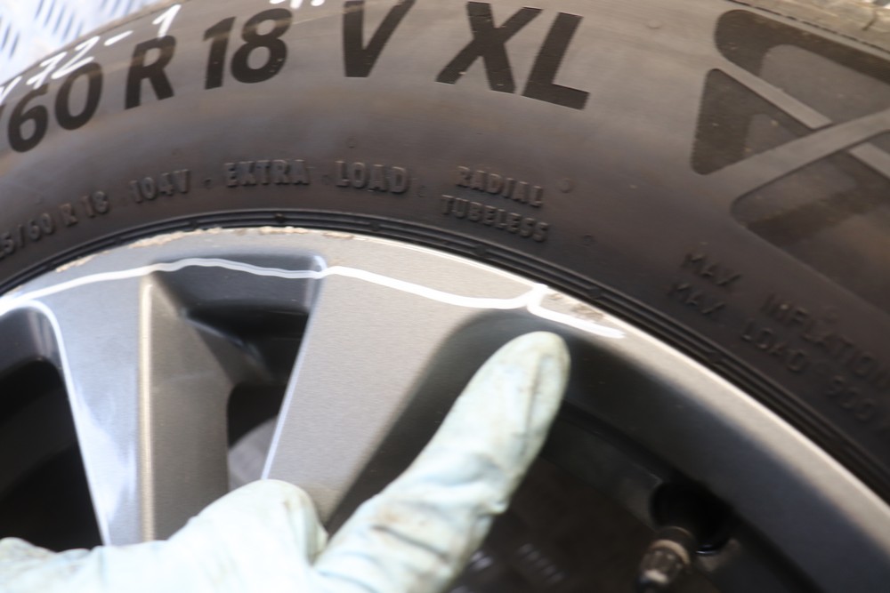 FORD KUGA MK3 ST-LINE R18 ALLOY WHEEL WITH 4.0MM TYRE 2020-2024 DV72-1 ...