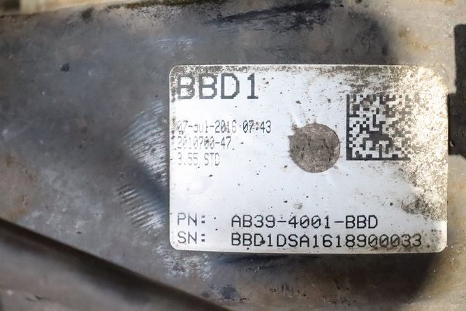 FORD RANGER MK3 3.2 TDCI EURO6 REAR AXLE AB39-4001-BBD 2016-2022 BM17 ...