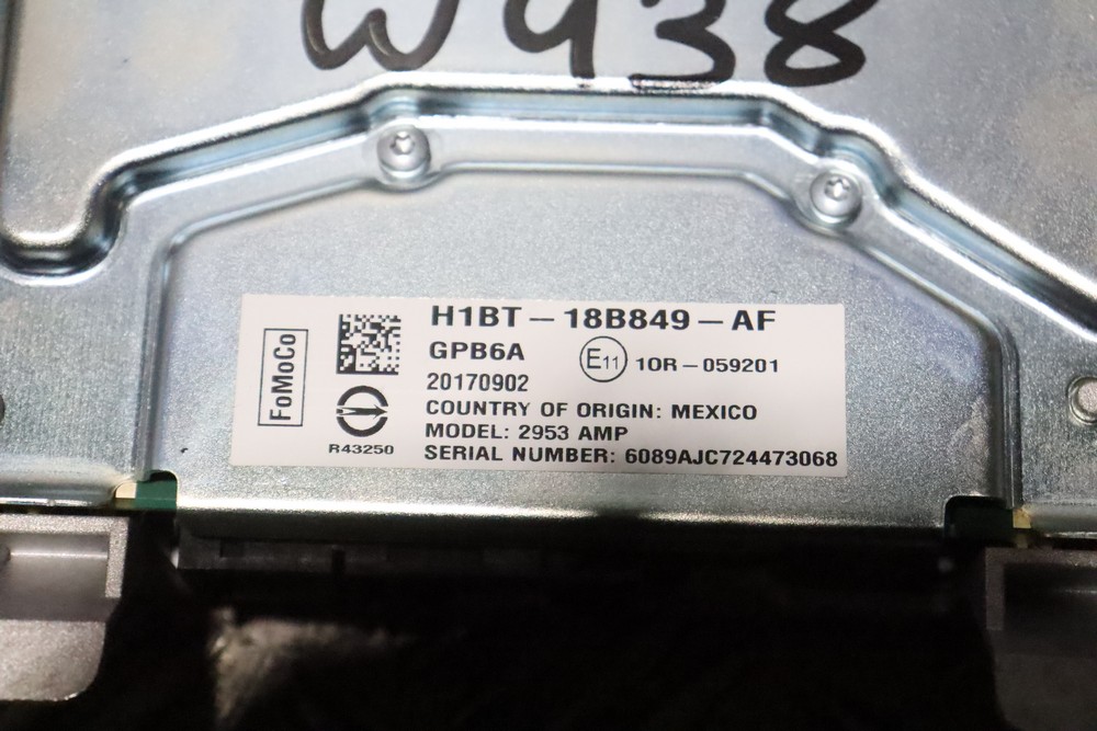 FORD FIESTA MK8 AMPLIFIER MODULE H1BT-18B849-AF 2017-2021 W938 – Gala ...