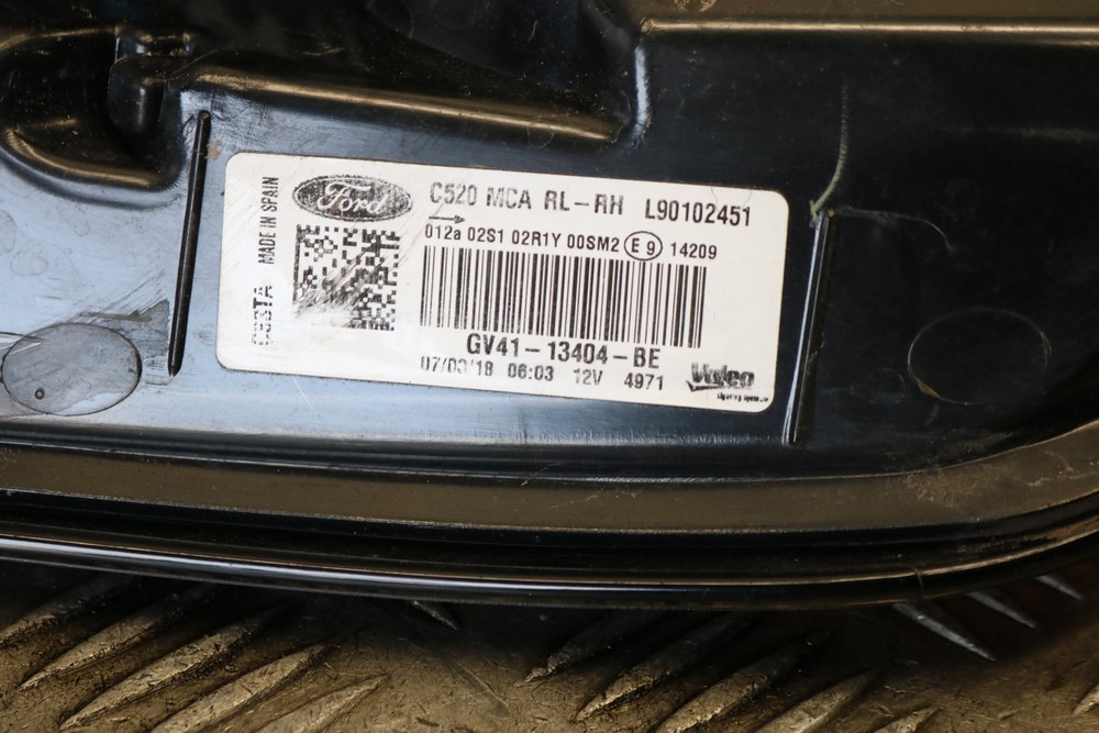 FORD KUGA MK2 REAR OS OUTER LIGHT CLUSTER GV41-13404-BE 2017-2019 EK18 ...