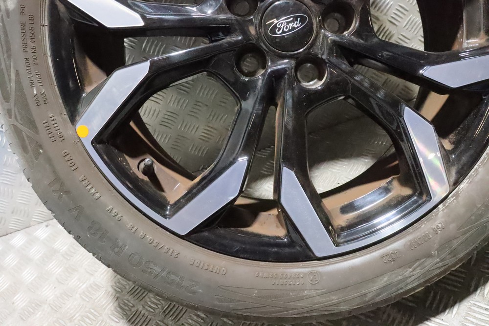 FORD PUMA MK1 VIVID R18 ALLOY WHEEL WITH 4.5MM TYRE 2019-2024 CF23-3 ...