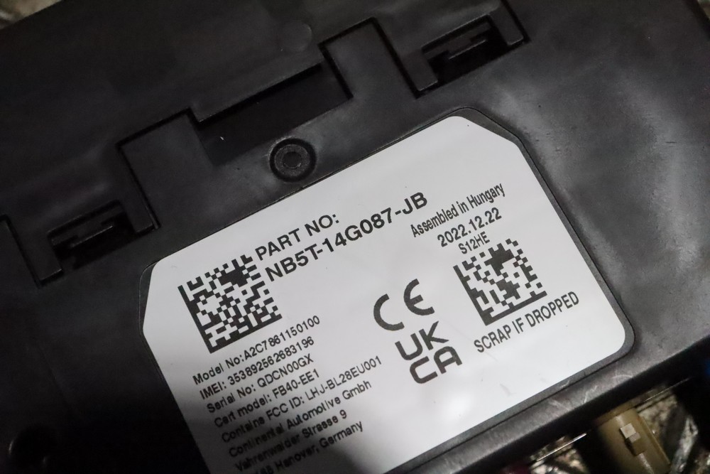 FORD PUMA MK1 BLUETOOTH PHONE INTERFACE MODULE NB5T-14G087-JB 2019-2024 ...