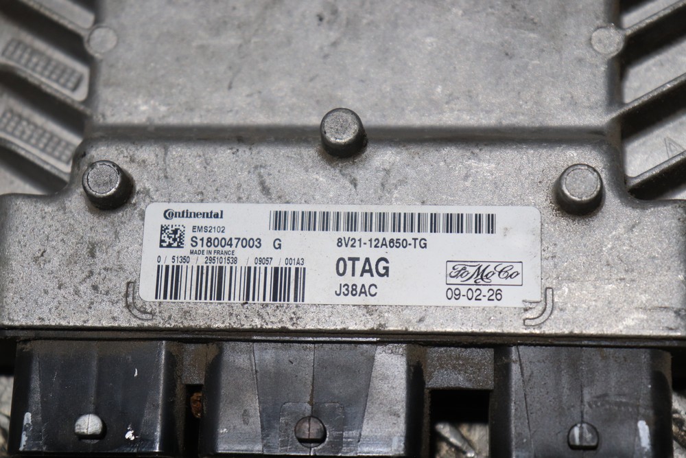 FORD FIESTA MK7 1.4 PETROL DURATEC EURO4 ENGINE ECU 8V21-12A650-TG 09 ...