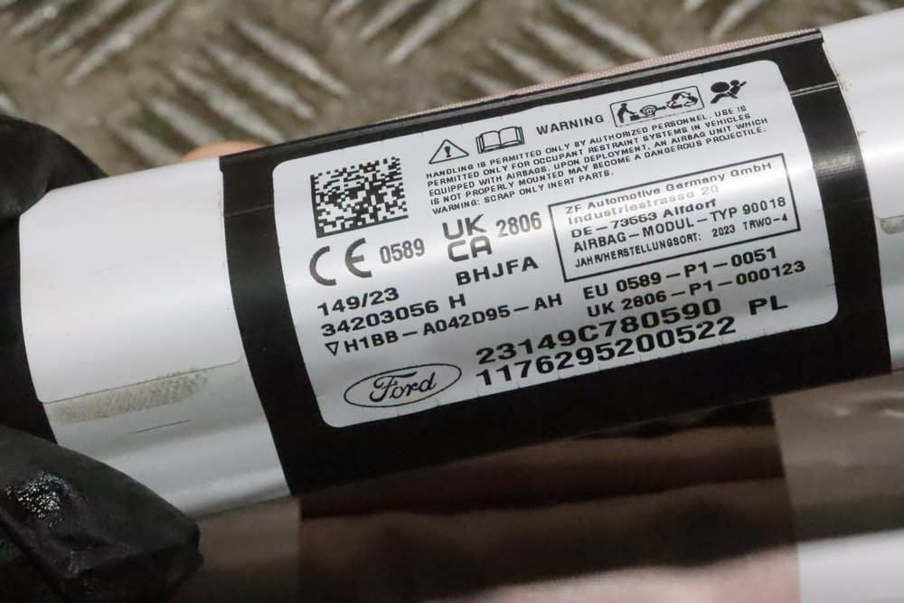 FORD FIESTA MK8 NS ROOF CURTAIN AIR PILLOW H1BB-A042D95-AH 5DR 2022 ...