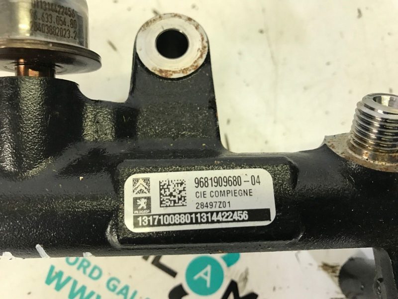 FORD GALAXY MK3 S-MAX 2010-2015 2.0 TDCI FUEL RAIL PRESSURE SENSOR MK63 ...