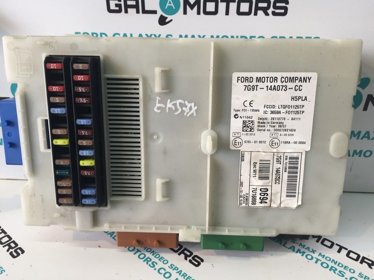Ford galaxy MK3 2006-2010 1.8 TDCI 125 BHP MANUAL FUSE BOX SAM UNIT ...